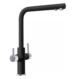 Franke Neptune Style Clear Water - 115.0370.694 - Miscelatore nero