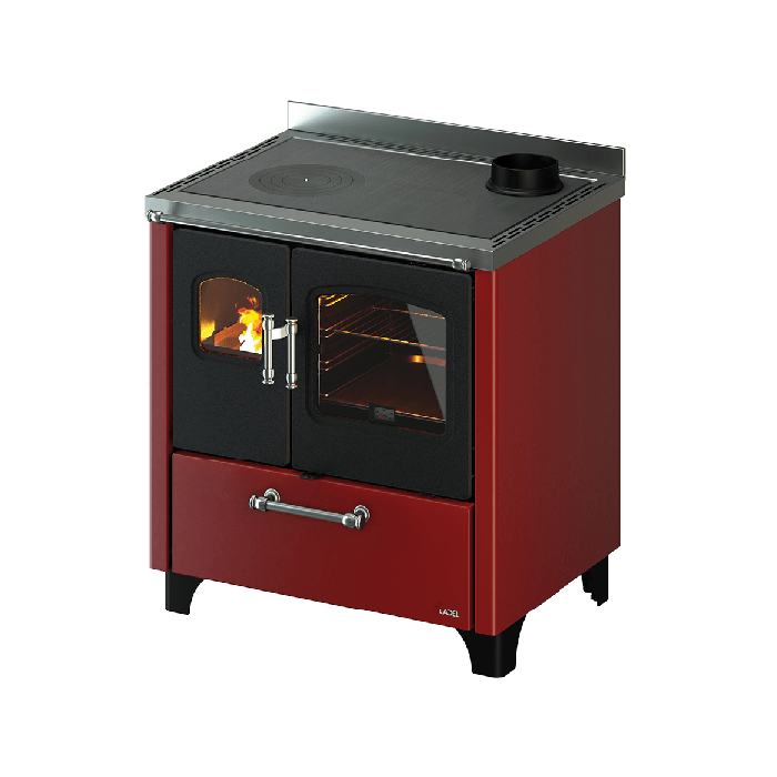 Cadel 7022232 Smart 80S Vent. Cucina Combustibile legna 7,5 Kw A+ ...